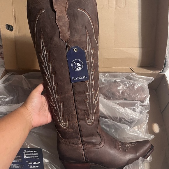 Rockem | Shoes | Rockem Cowboy Boots The Evani Cowgirl Boots Wide Calf ...